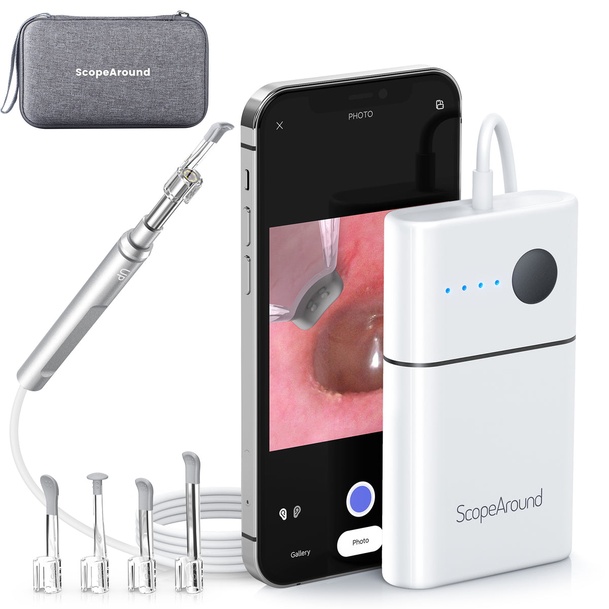 Ear Examination High Resolution USB Digital Otoscope – ScopeAround