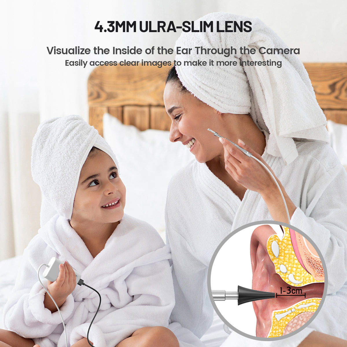 Ear Examination High Resolution USB Digital Otoscope – ScopeAround