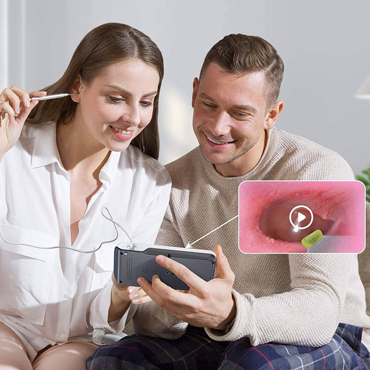 Digital Smart Otoscope with Screen and Ear Wax Removal Tools – ScopeAround